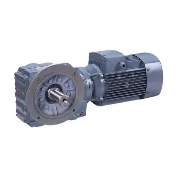 KF Series Solid Shaft Output Helical Gearbox with Flange-Mounted ...