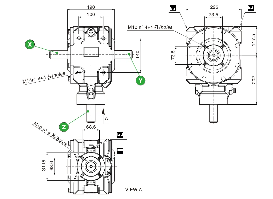 EP-T-91 Cast Iron Shredder Gearbox - Singapore power transmission ...